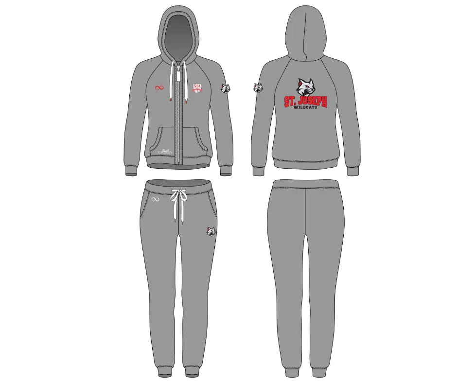 St. Joseph Academy Basketball Premium Team Sweatsuit - Gray – YM ...
